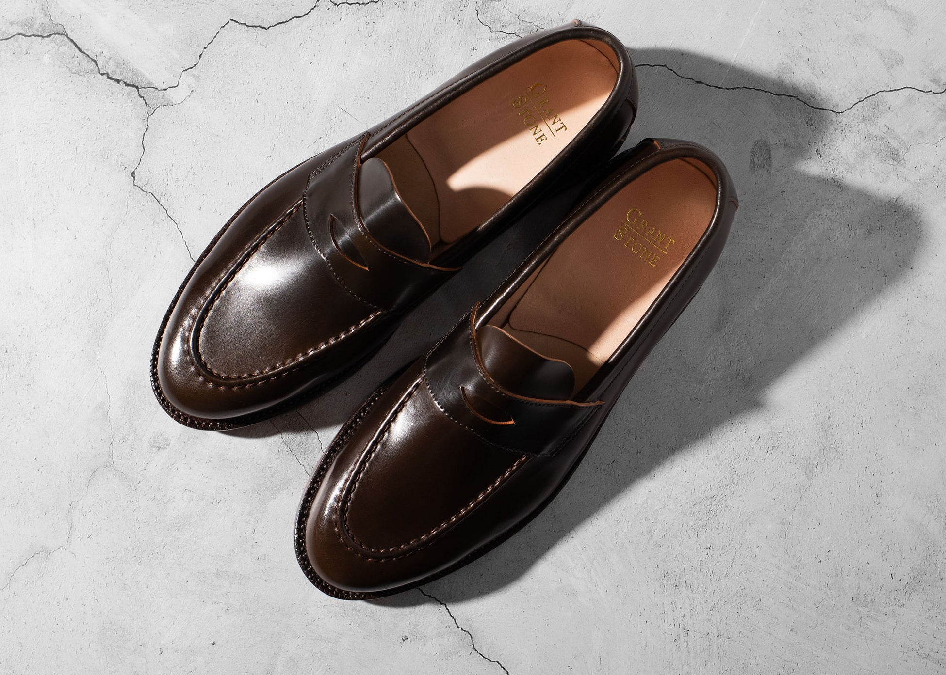 Unlined Traveler Penny Maduro Shell Cordovan