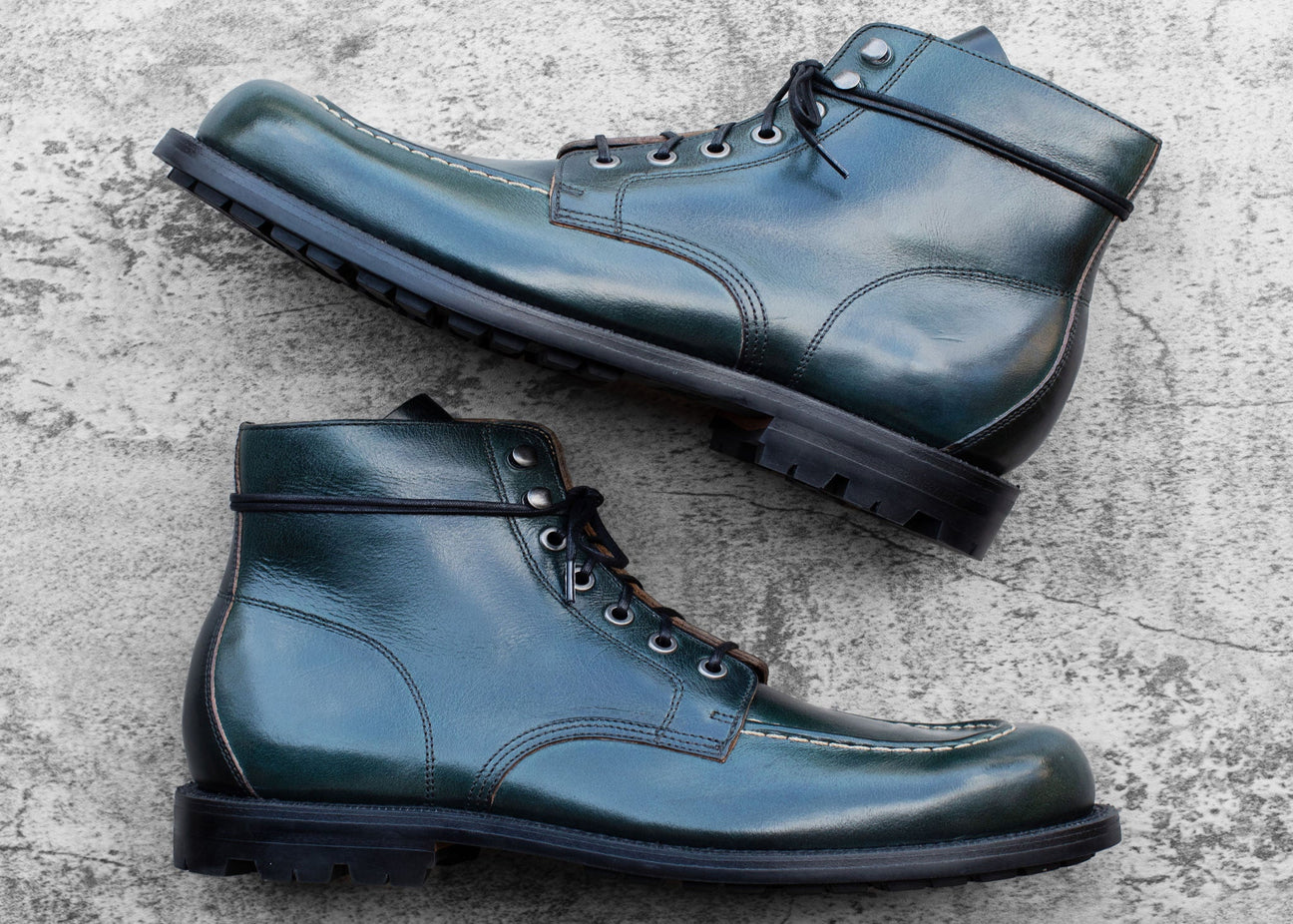 Brass Boot Navy Chromexcel