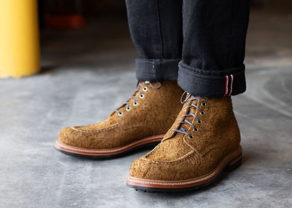 Brass Boot Bronze Rough Suede – Grant Stone