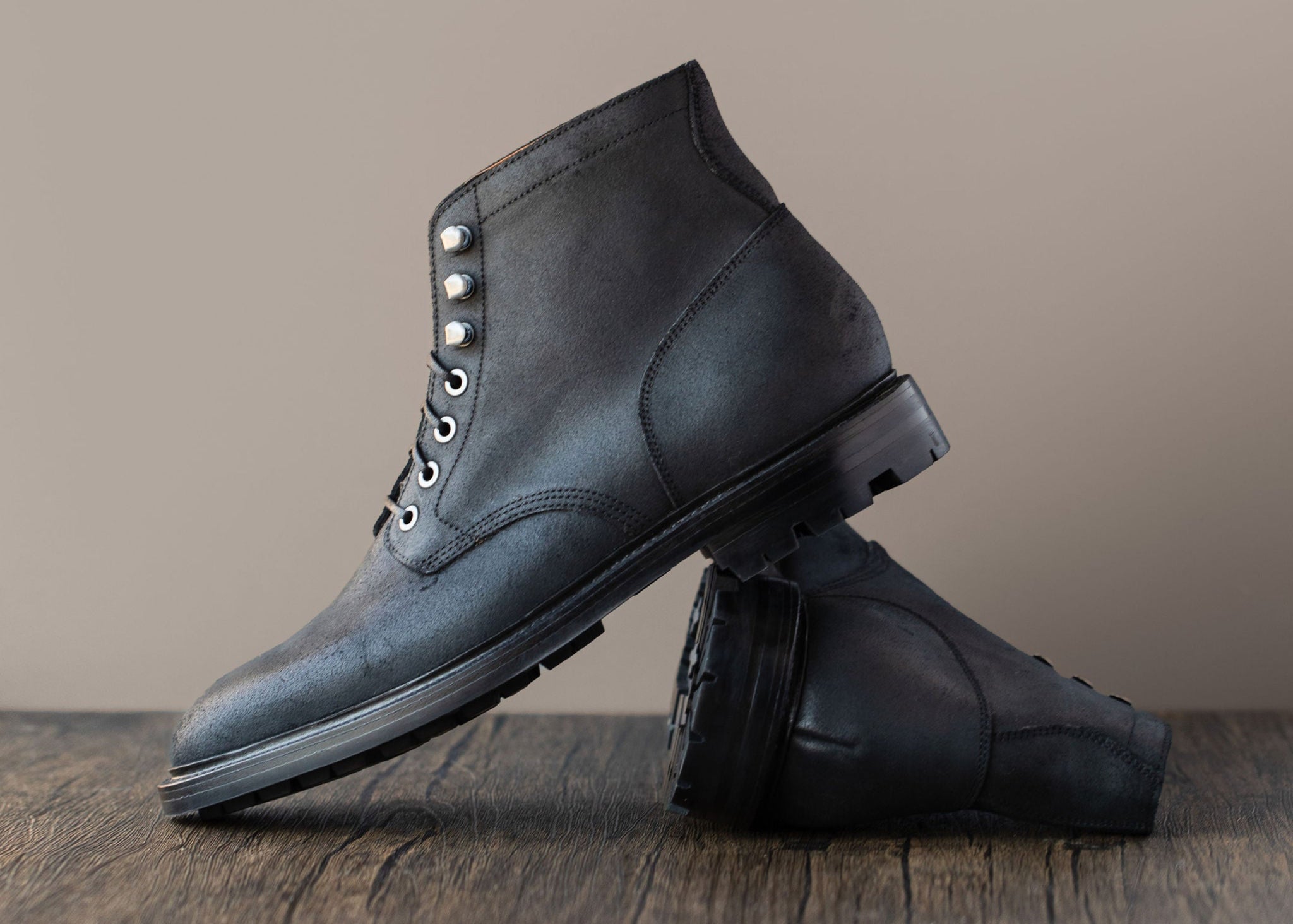 Diesel Boot Black Waxed Commander