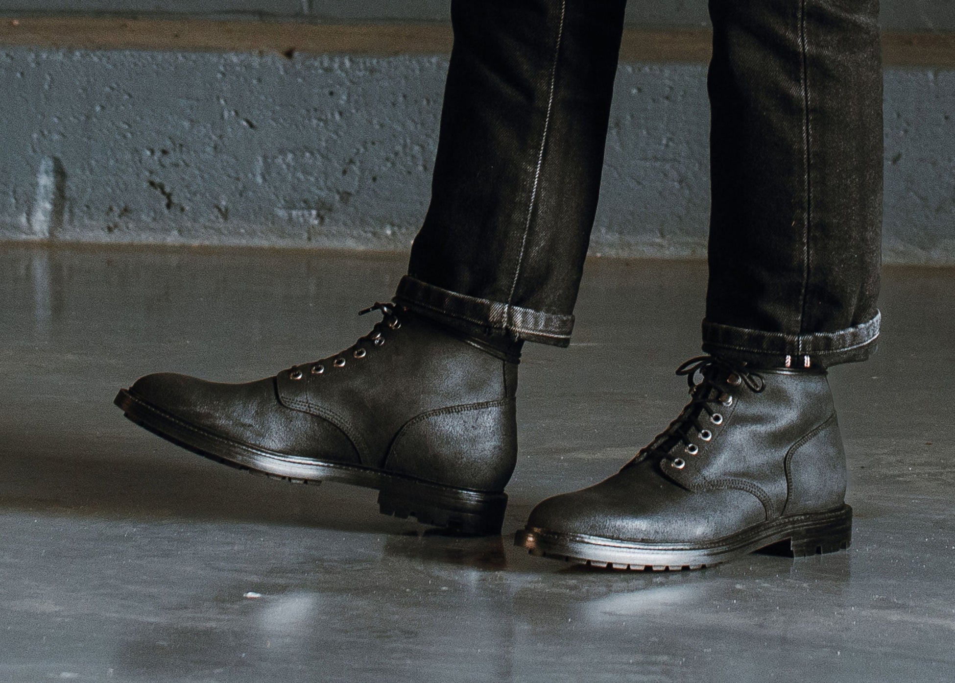 Diesel Boot Black Waxed Commander