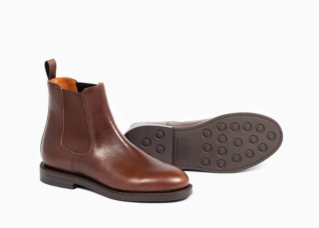 Josephine Chelsea Boot Crimson Chromexcel