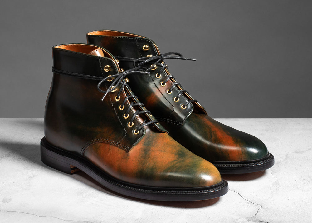 Edward Boot Black Marbled Shell Cordovan – Grant Stone