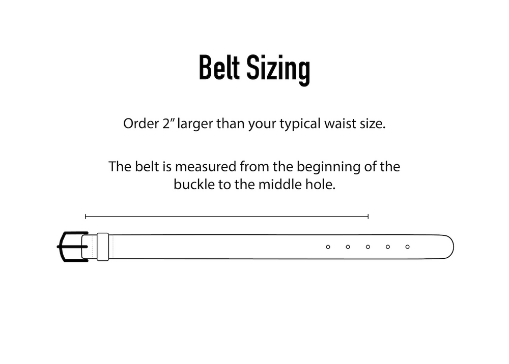 Color #8 Chromexcel Leather Belt – Grant Stone