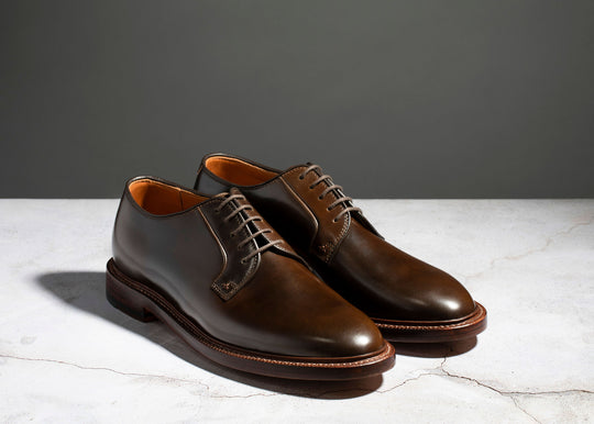 Pre-Order | Plain Toe Maduro Shell Cordovan